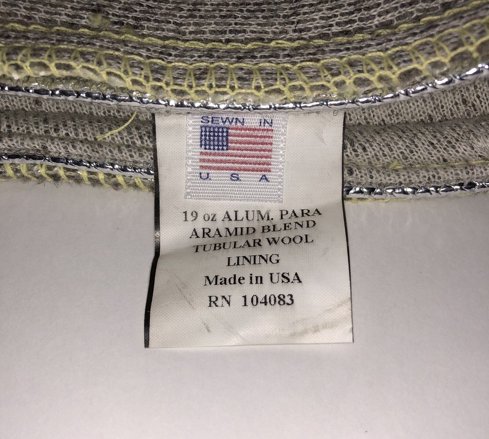 1 Pr 18"in Aluminized Mitten High Heat Resistant Wool Lined 19 Oz ...