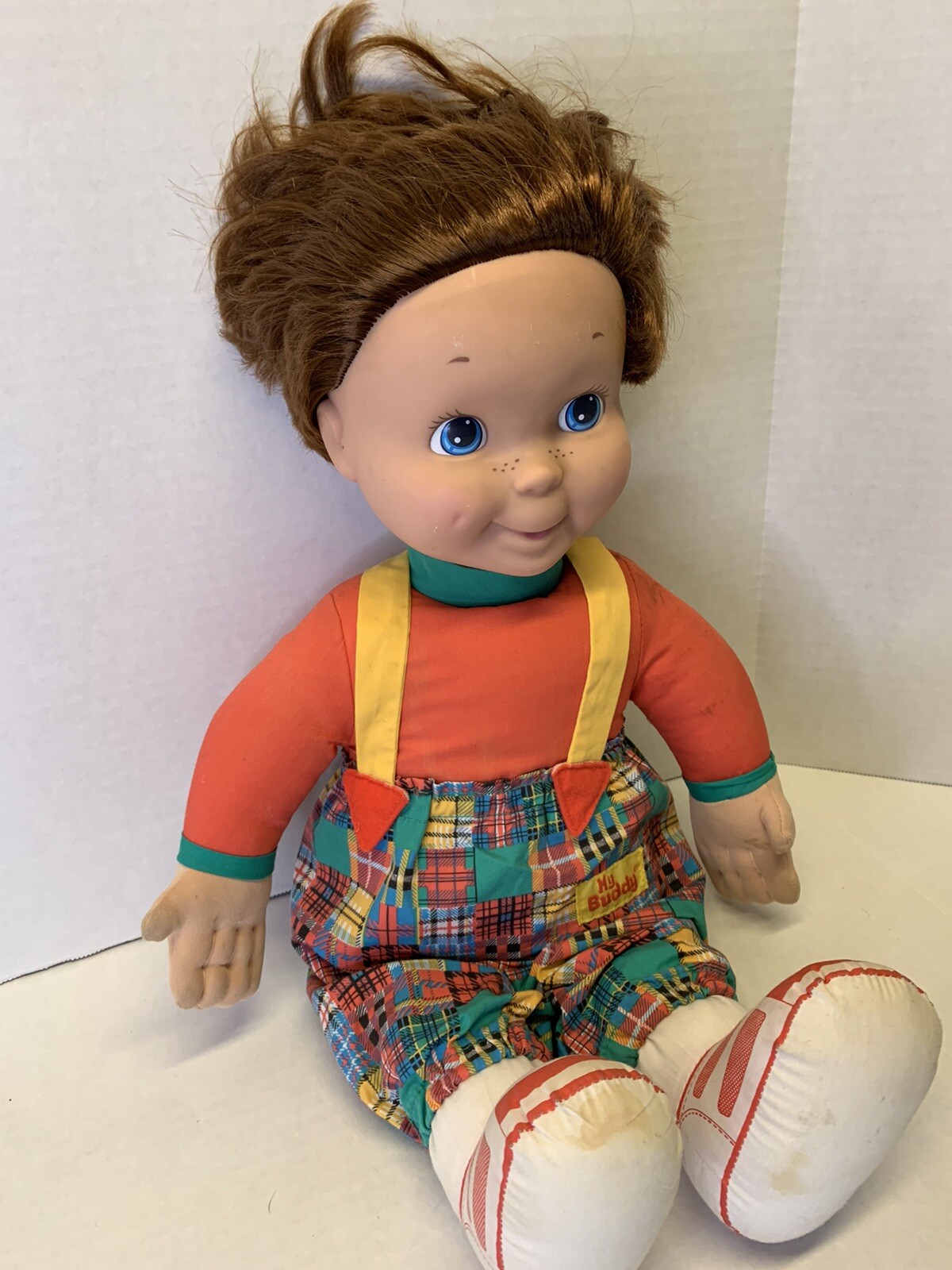 Vintage 1993 My Buddy Doll "A Special PAL" Playskool Brown Hair Blue ...