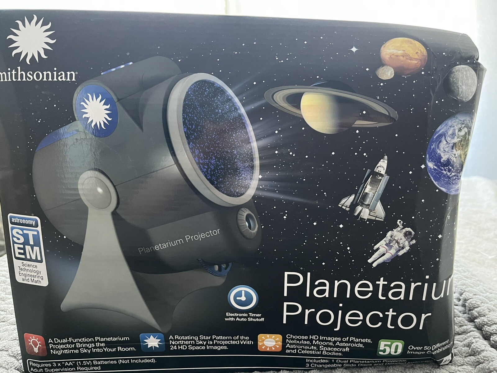 𝕃𝐈𝕂𝔼 ℕ𝔼𝕎 Smithsonian Dual Function Planetarium Projector 8+ | eBay