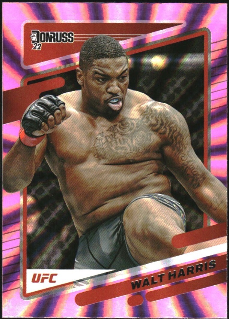 2022 Donruss UFC - Walt Harris #187 Holo Pink Laser for sale online | eBay