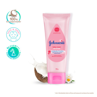 Johnson's Baby Cream Face & Body Intense Moisturizer 24 hours 100 g | eBay