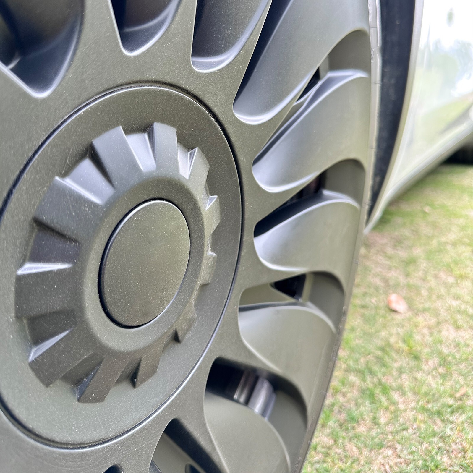 1PCS Left Driver Side 19 inch Storm wheel cover for Tesla Model Y(2020 ...