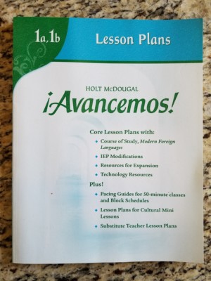 NEW - Avancemos North Carolina Lesson Plans Level 1a, 1b by Holt ...