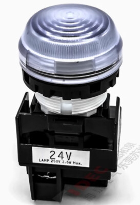 1pcs IDEC Panel Indicator lamp Signal lamp YW1P-2EQ4PW 24v | eBay