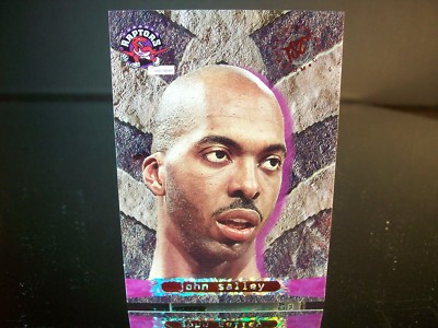 Parallel John Salley Topps Stadium Club 1995 Card #E22 Toronto Raptors ...