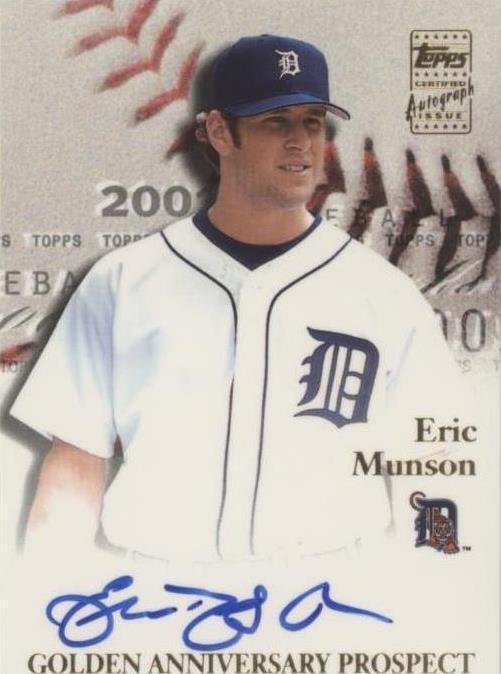 2001 Topps - Golden Anniversary Autographs Eric Munson #GAA-EM (AU) for ...