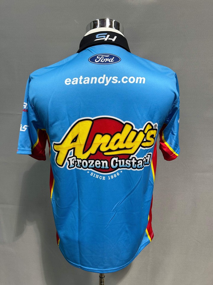 Cole Custer #00 2024 Andys Custard Nascar Crew Shirt | eBay