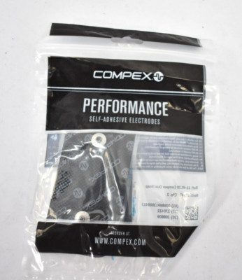 Compex Self Adhesive Electrodes Replacement CX142EL02 Genuine OEM Snap ...