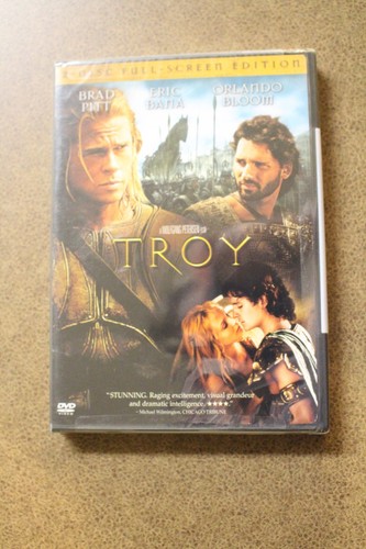 Troy (DVD, 2005, 2-Disc Set, Full Frame) Brad Pitt Eric Bana Orlando ...