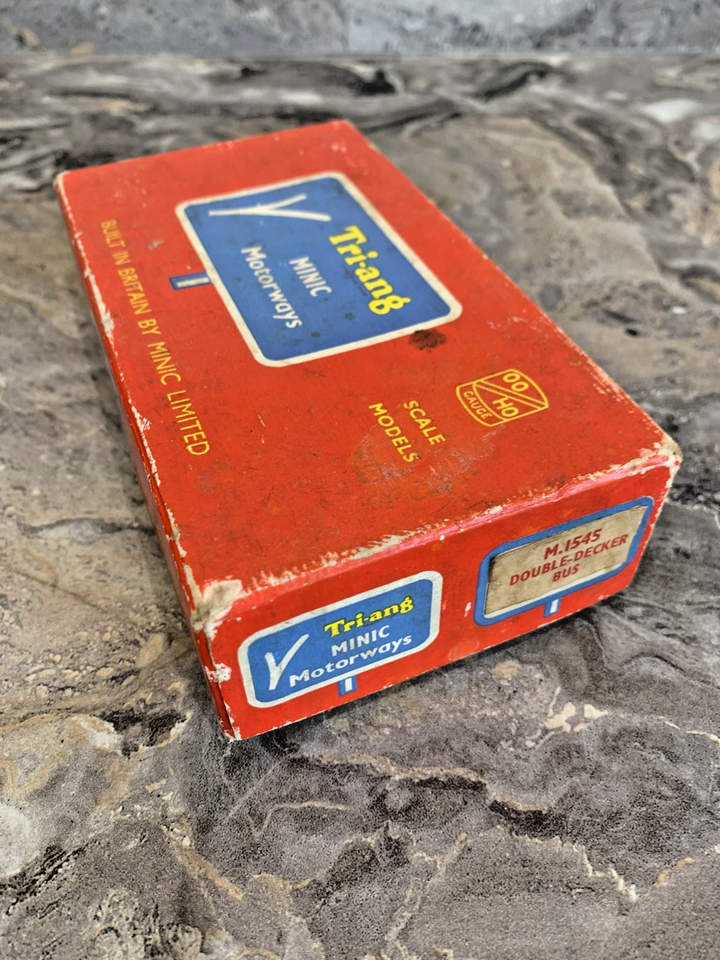 ZC380: Triang Minic Motorways M1545 Red London Transport Double Decker ...