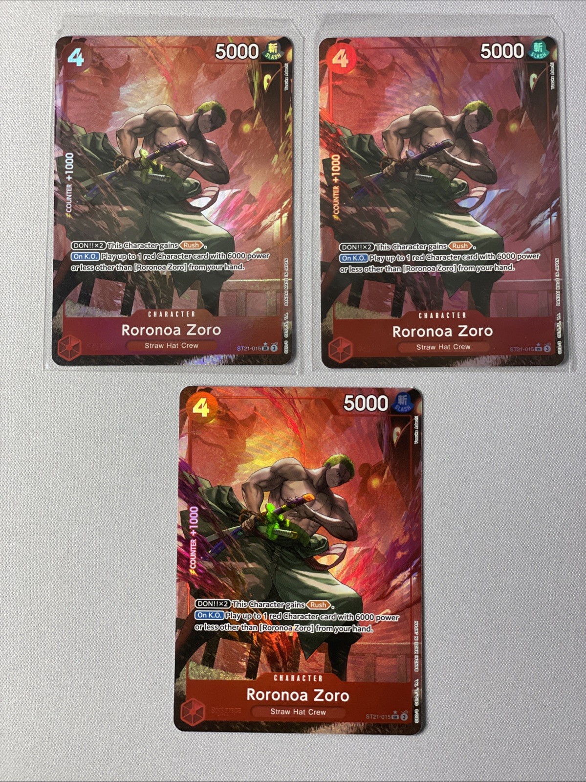 One Piece - Starter Deck EX: Gear 5 - ST21-015 - Roronoa Zoro - Alt Art ...