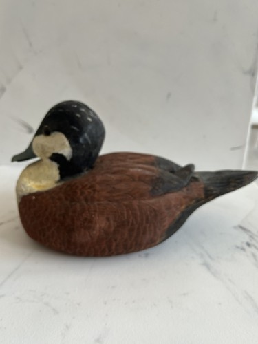 Duck Decoy Wood Vintage Donalds Ducks By Don Jones Ruddy Duck R.D ...