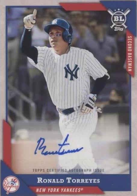 2018 Topps Big League - Big League Autographs Ronald Torreyes #BLA-RT ...
