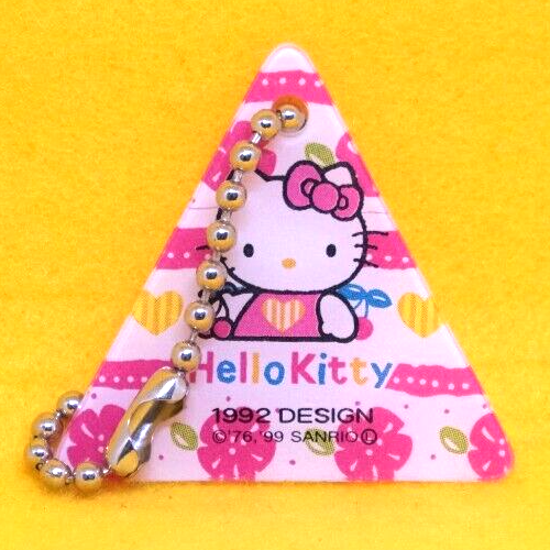 Hello Kitty Key Chain Mini Triangle Pink Rare Sanrio From Japan F/S | eBay