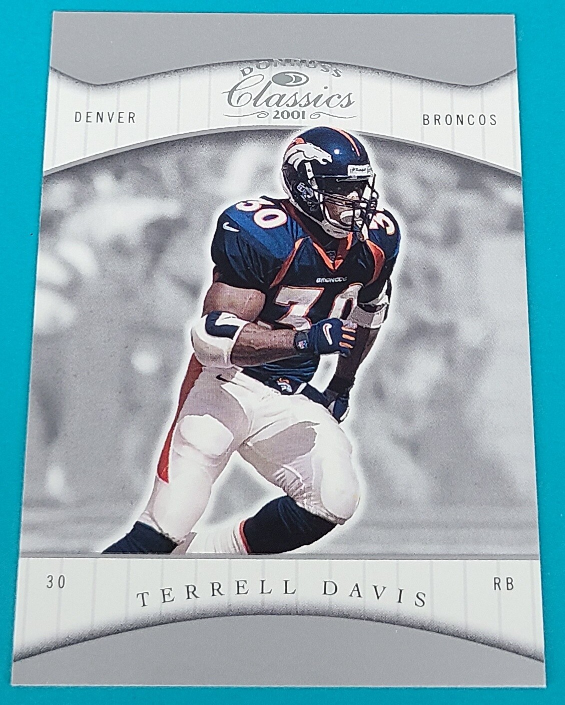 2001 Donruss Classics #29 Terrell Davis Denver Broncos Football Card B6 ...