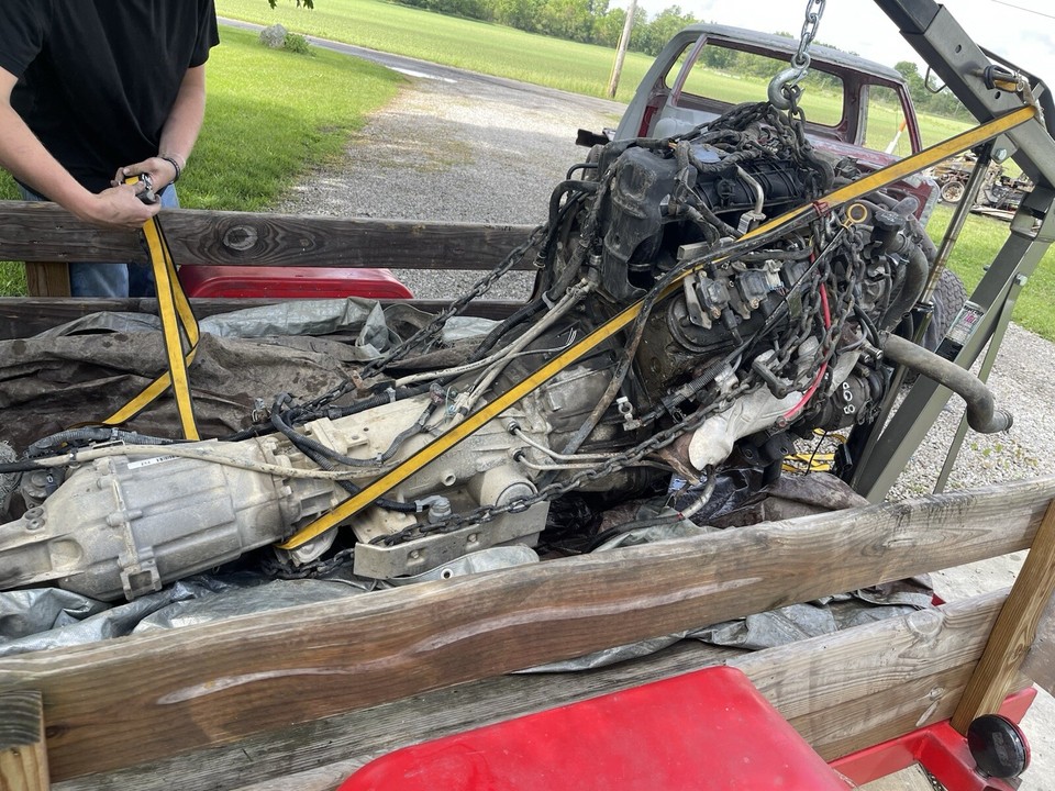 Chevy 5.3L V8 (LY5) Engine/ 4L60E (4WD) Transmission LS Swap Donor Kit ...