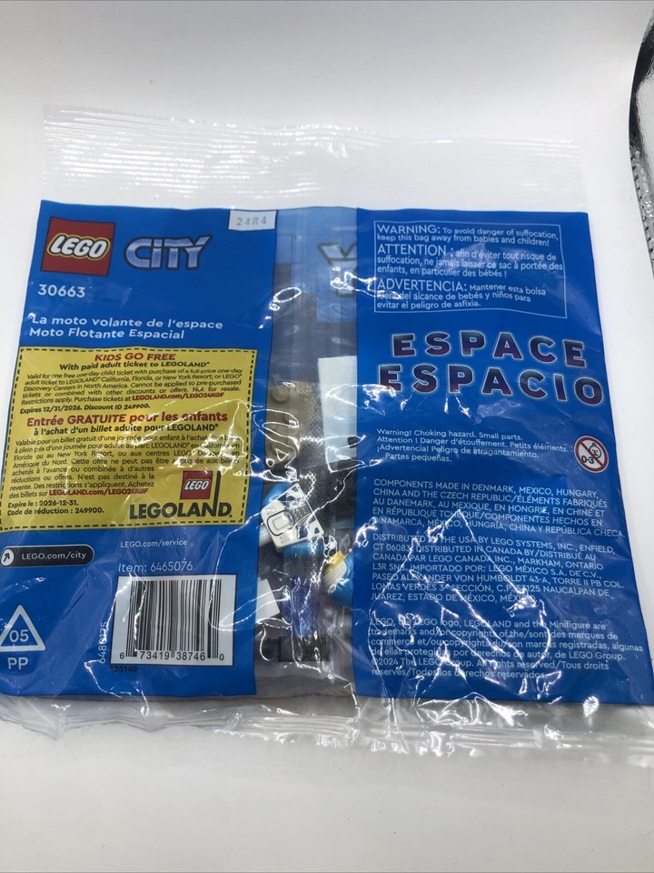 LEGO CITY: Space Hoverbike (30663) 46 PCs Age 6+ New Sealed Originally ...