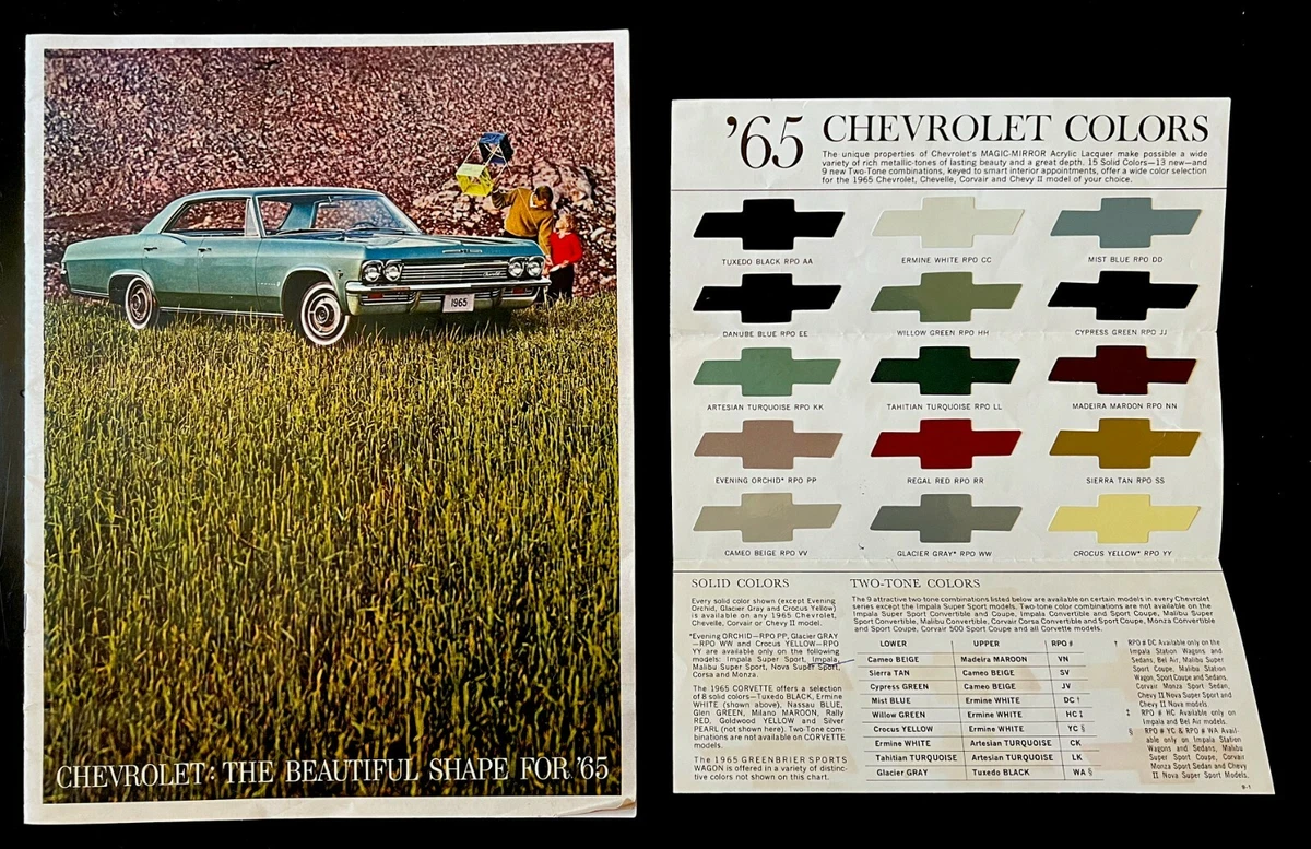 1965 Gm Interior Colors