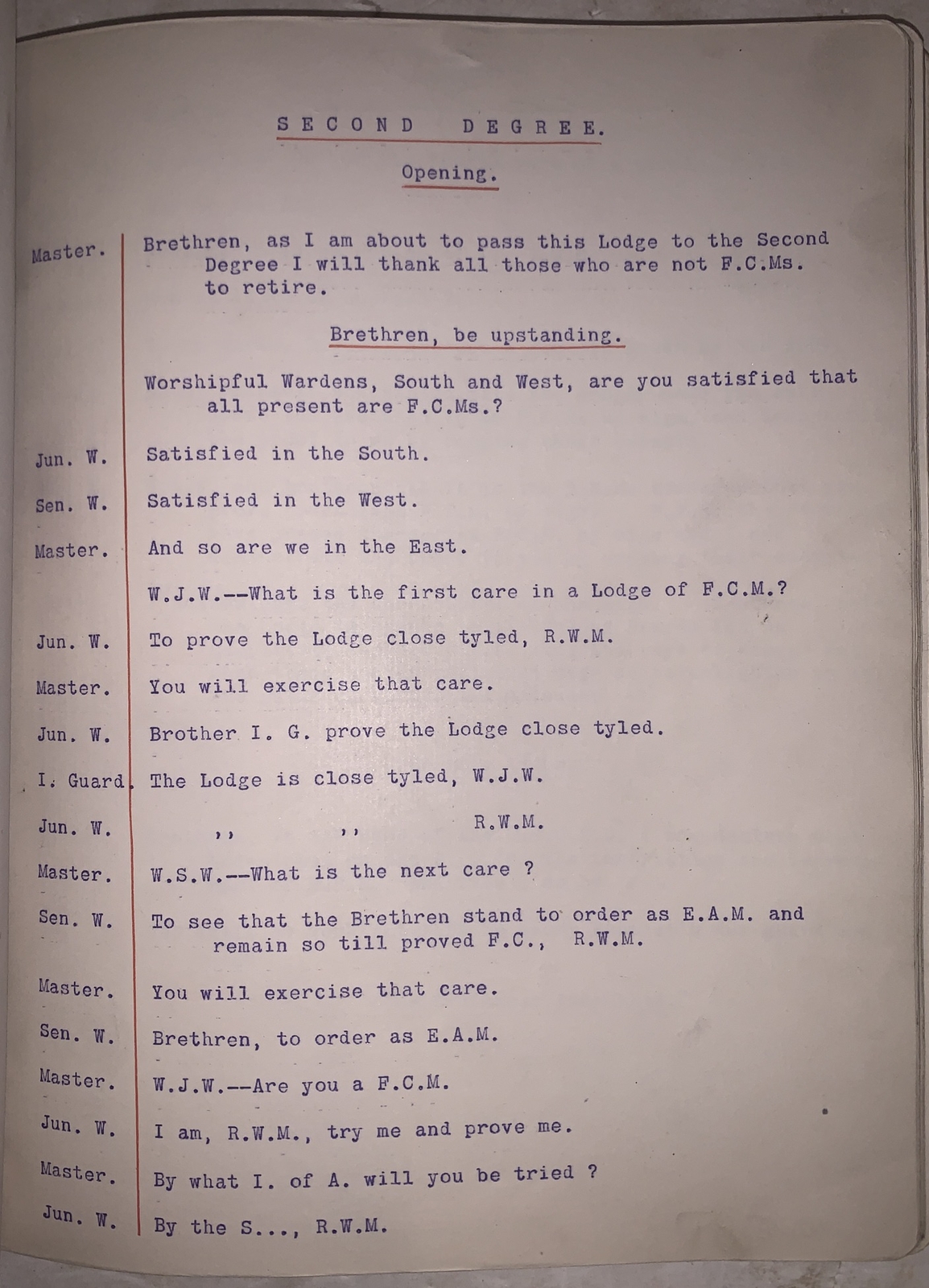 c.1920, A HANDWRITTEN BOOK OF MASONIC RITUALS, MANUSCRIPT, FREEMASONRY ...