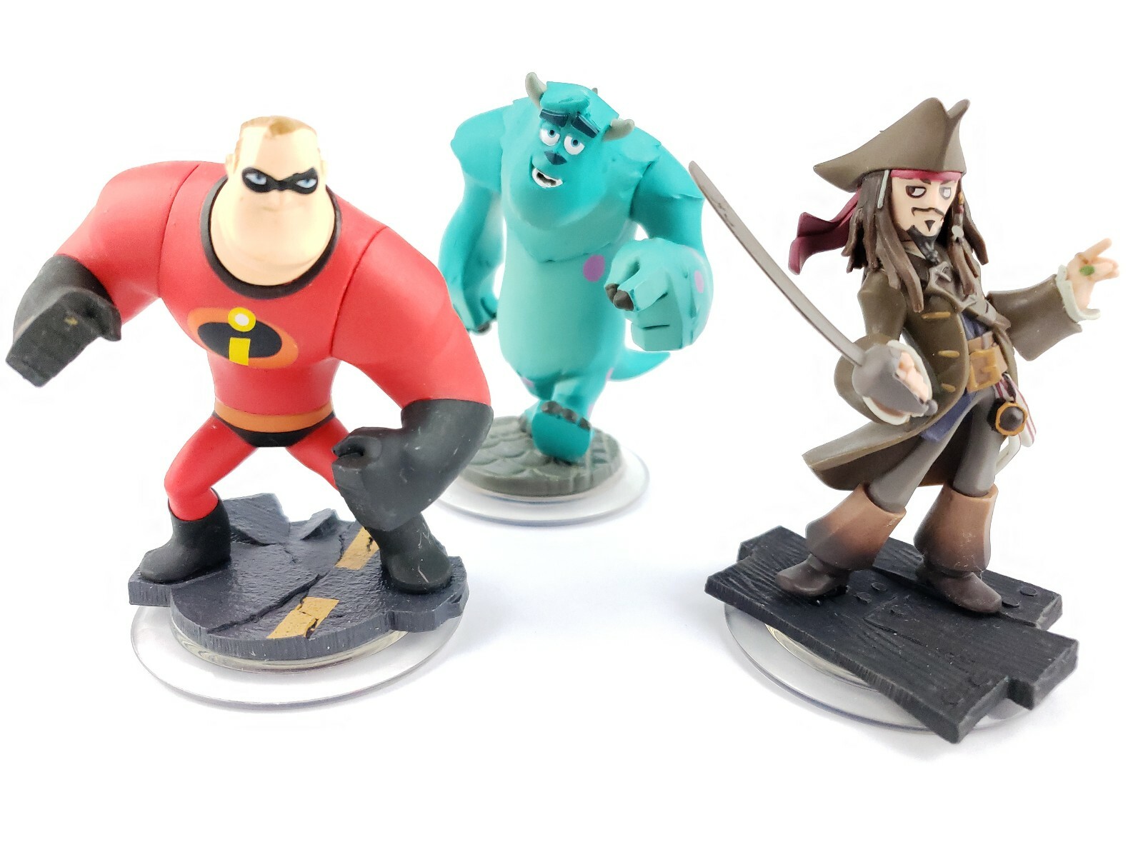 Disney Infinity 1.0 Originals Lot of 3 Captain Jack Sparrow mr ...