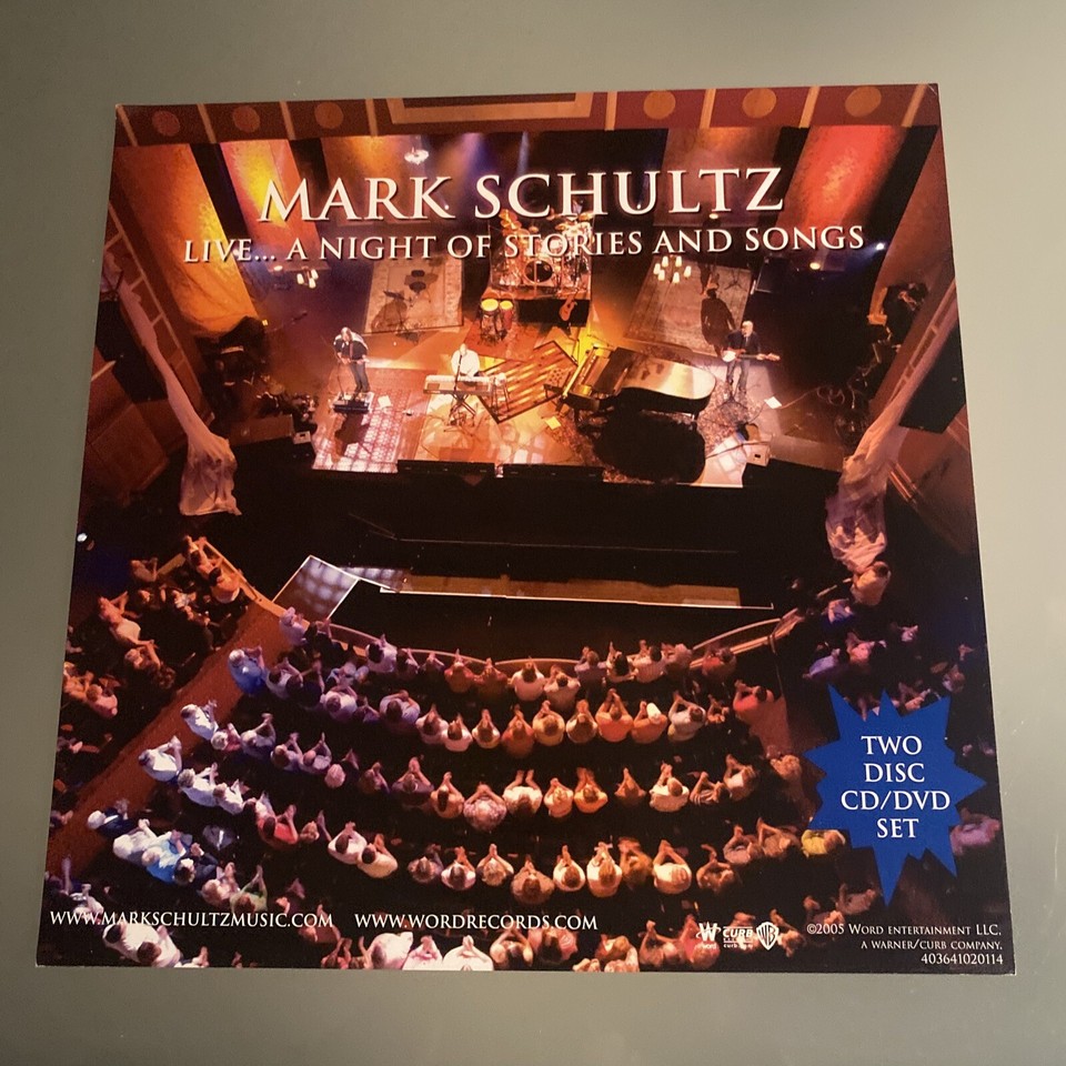 Mark Schultz, a night of stories 12x12 Album Flat Poster Christian ...