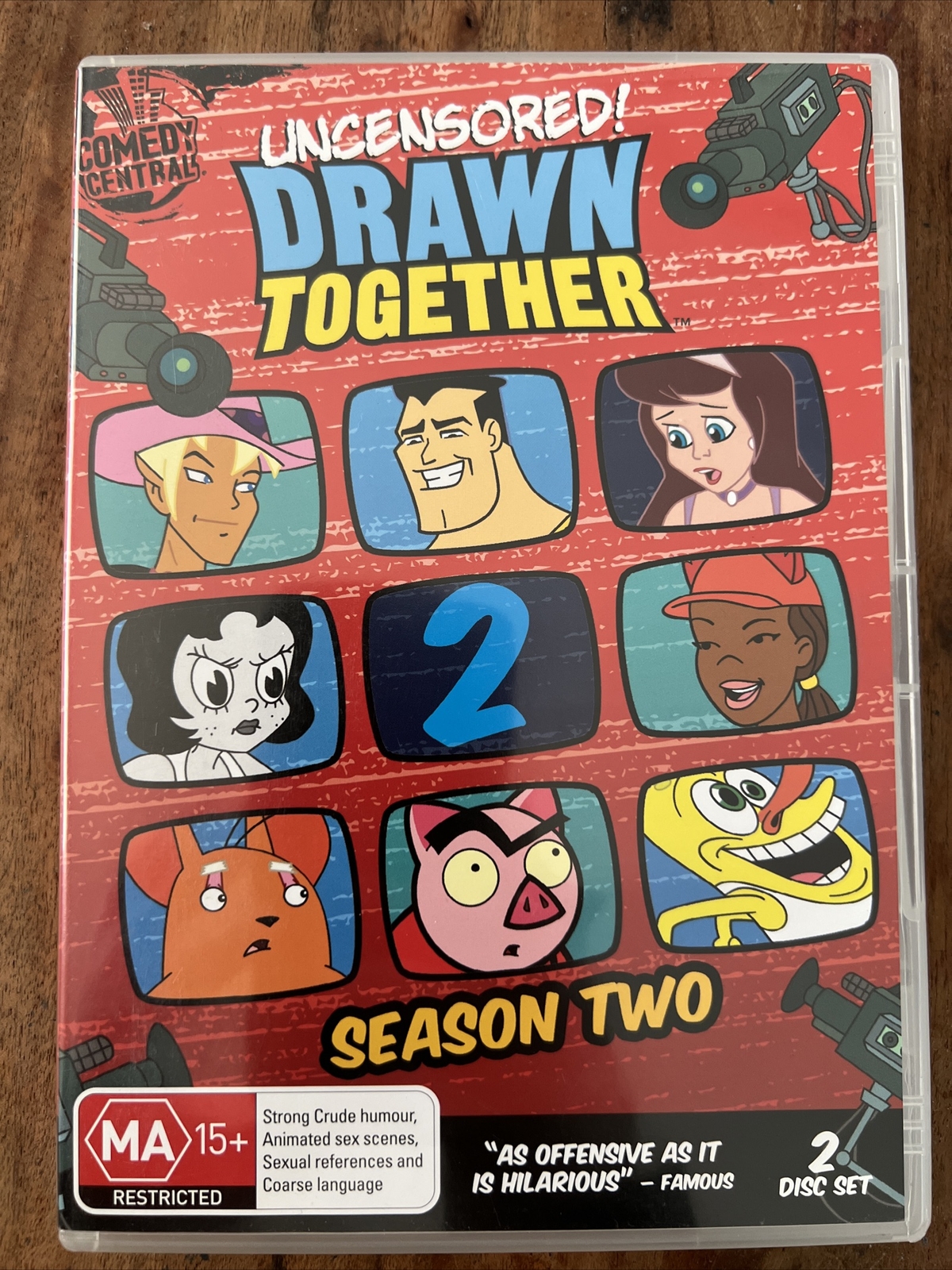 Drawn Together : Season 2 DVD 2009 R0 NTSC 2 Discs Comedy Central ...