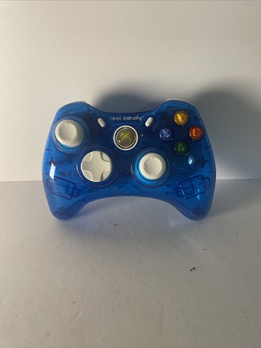 Rock Candy Controller Xbox 360 Blue WIRED breakaway Blueberry Boom no ...