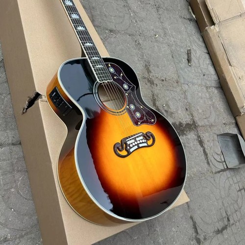 High quality Vintage Style J200 43'' Acoustic-Electric Guitar Set ...