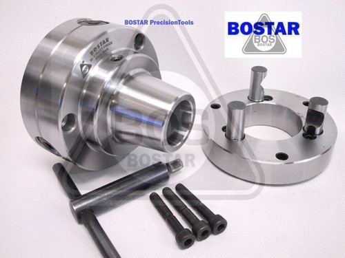 BOSTAR 5C Collet Chuck With Semi-finished D1-4 Back Plate Lathe use | eBay