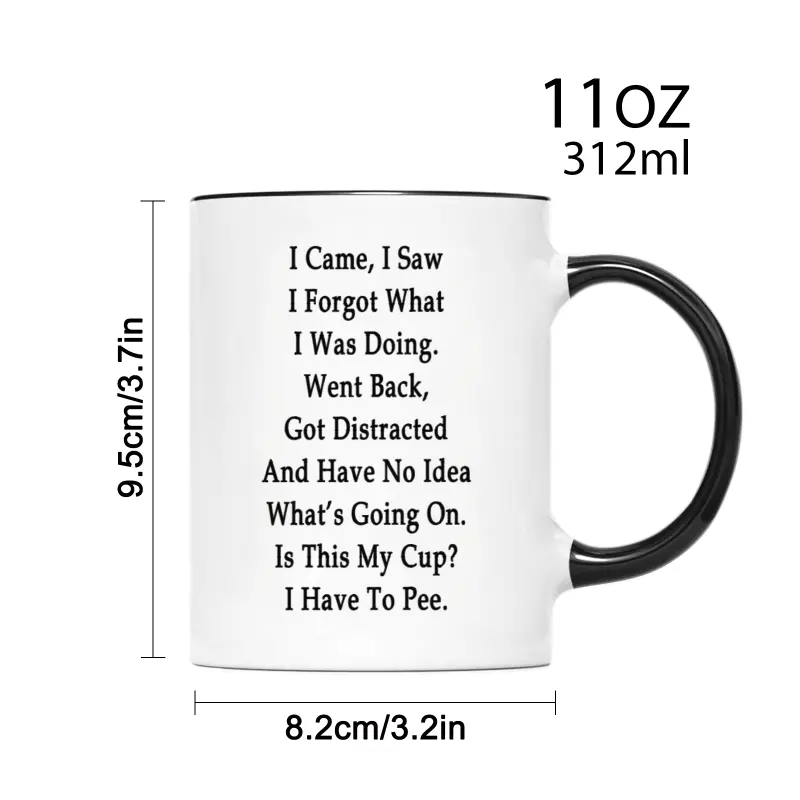 11 oz, Funny mug, Interesting copy ceramic mug, summer and winter ...