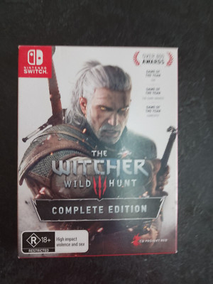 The Witcher 3 Wild Hunt Complete Edition Nintendo Switch complete in ...