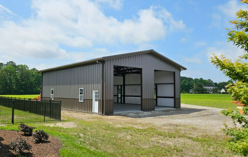 40x60x16 Steel Building SIMPSON Metal Garage Storage Shop Building Kit ...