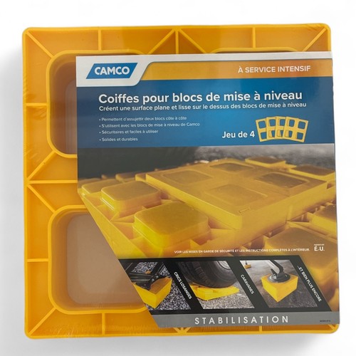 Heavy Duty Pack of 4 RV Leveling Block Caps for Jacks & Stabilizers ...