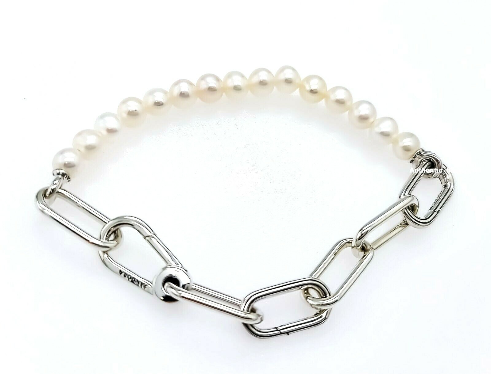 100% Authentic NEW PANDORA Me Links Freshwater Cultured Pearl Bracelet ...