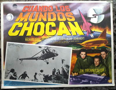 RICHARD DERR IN WHEN WORLDS COLLIDE MEXICAN LOBBY CARD.1951 12"X 16" | eBay