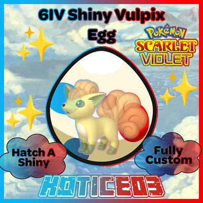 Pokemon Scarlet Shiny Vulpix