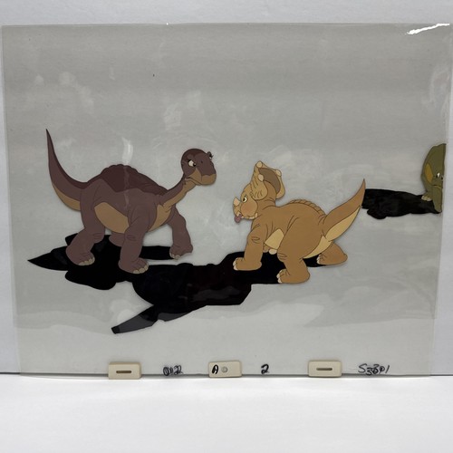 The Land Before Time 1988 Movie Art Animation Production Cel Littlefoot ...