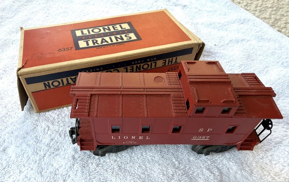 Lionel Vintage Post War #6357 Lighted Caboose - C-40-1, Built 9-47 with ...