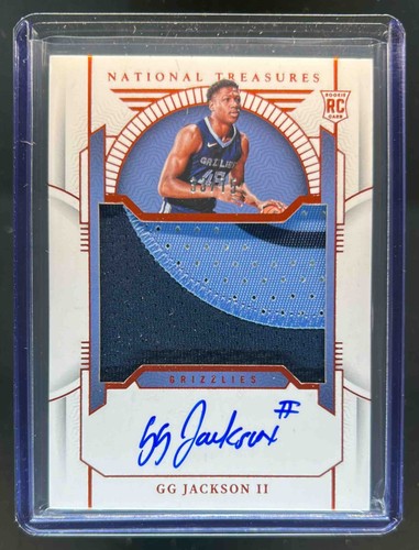 2023-24 National Treasures GG Jackson II Rookie Patch Auto RC Orange ...