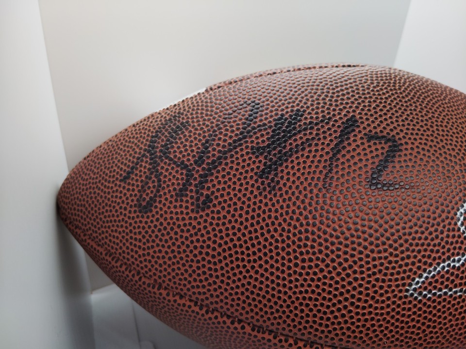 Bob Stoops & Landry Jones Signed Autographed Football OU Sooners ...