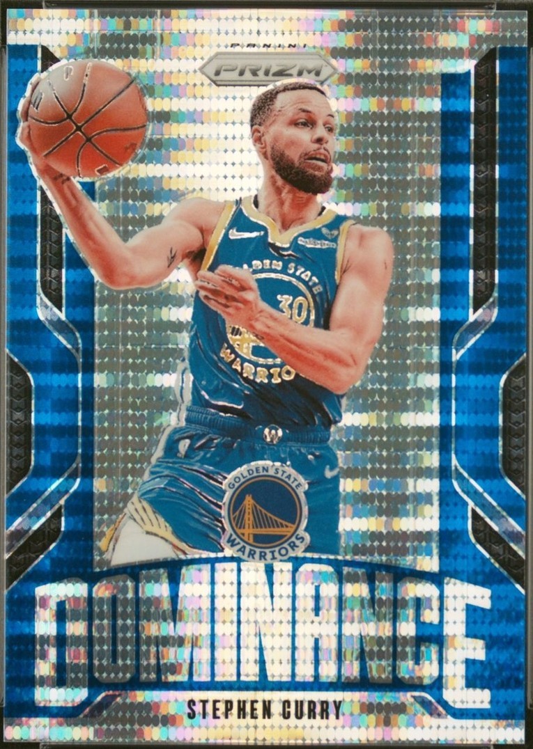 2024-25 Panini Prizm - Dominance Stephen Curry #21 Blue Pulsar Prizm ...
