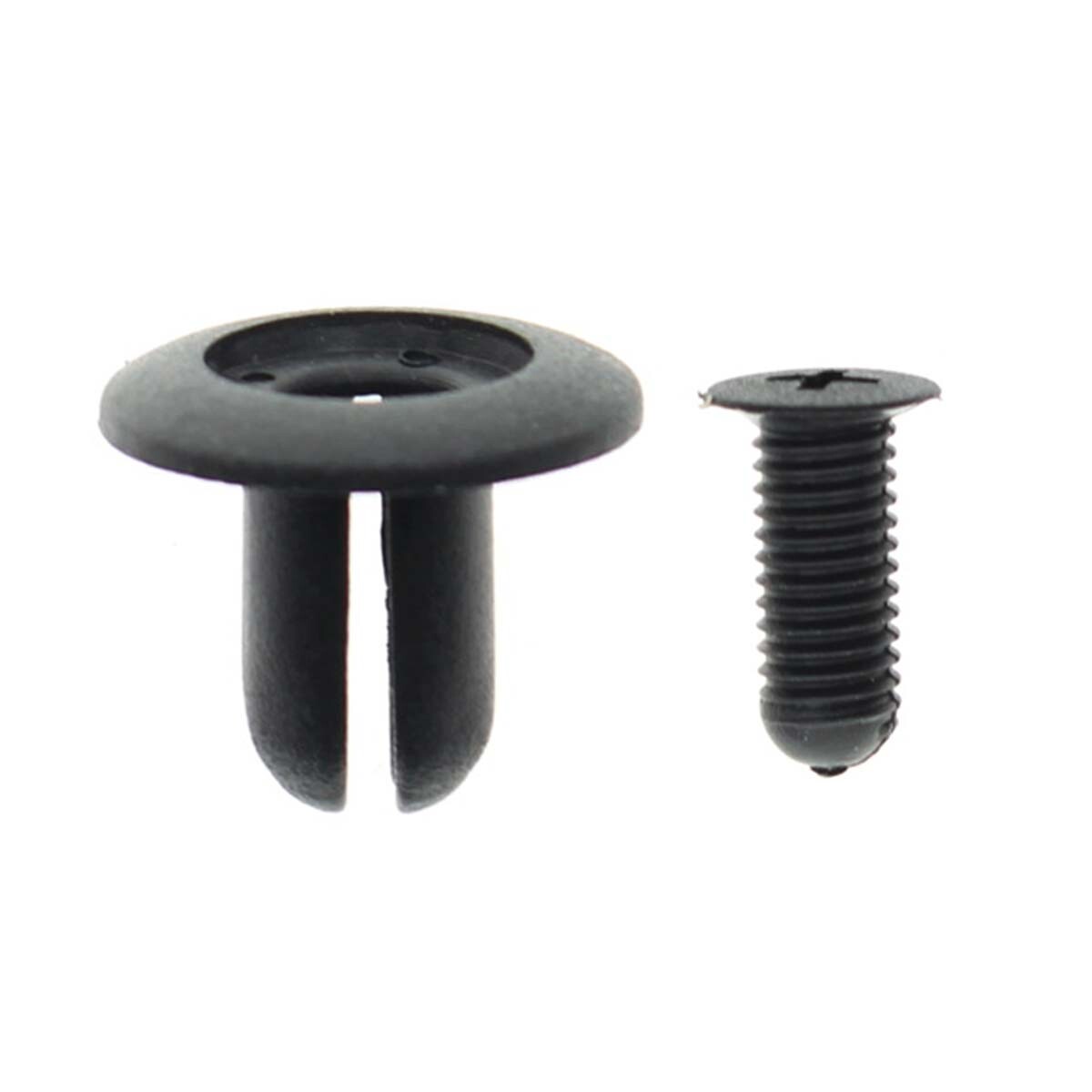 100pc Bumper Fender Grille Trim Pillar Push-Type Retainers Clips For ...