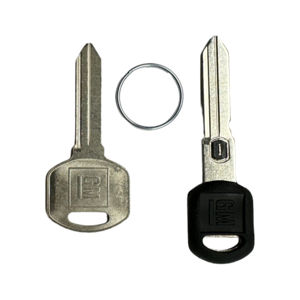 New Ignition VATS Key B82 Double-Sided For Buick Olds & Door Key B85 w ...