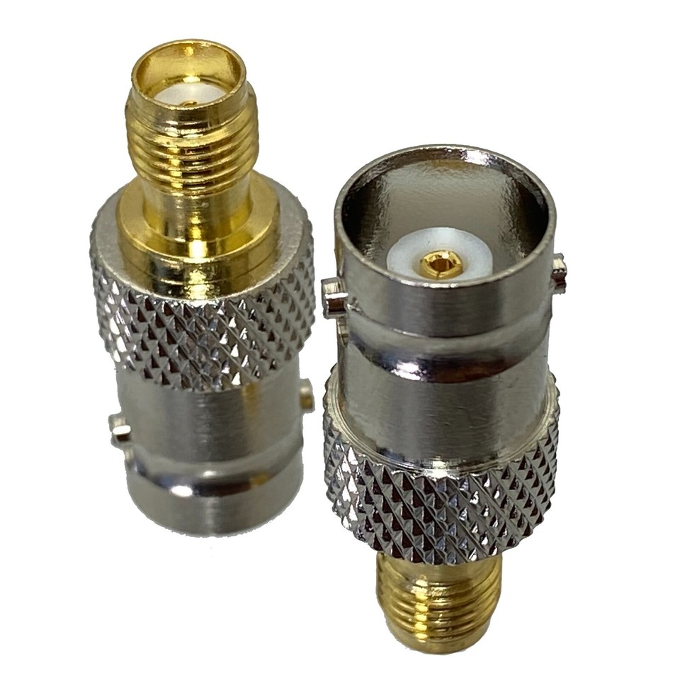 Adapter Connector SMA to BNC Male Plug & Female Jack RF Coaxial ...