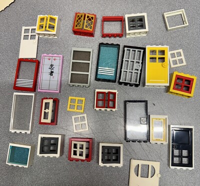 LEGO Bulk Lot of 27 Windows And doors, | eBay