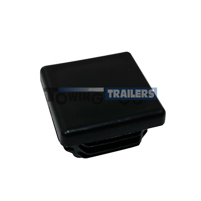 5 x 30 x 30mm square box section plastic tube inserts blanking caps ...