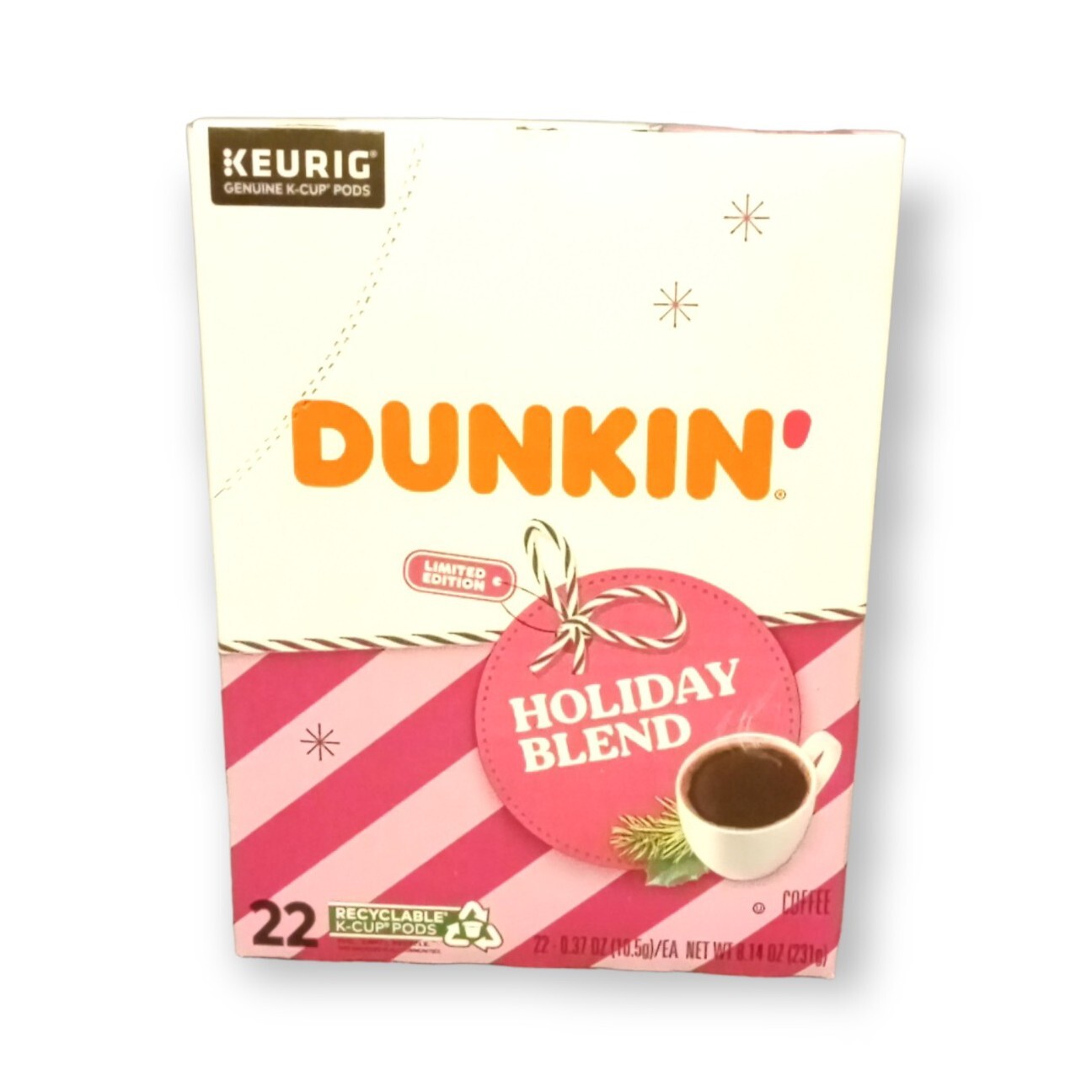 Dunkin%27+Donuts+Holiday+Cheers+Coffee+Pods%2C+Dark+Roast+-+22+Serve ...