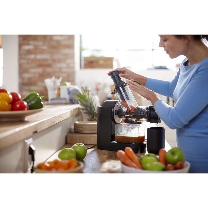 PHILIPS Viva HR1889/70 Noir Extracteur de Jus 0.75L - 150 W ...