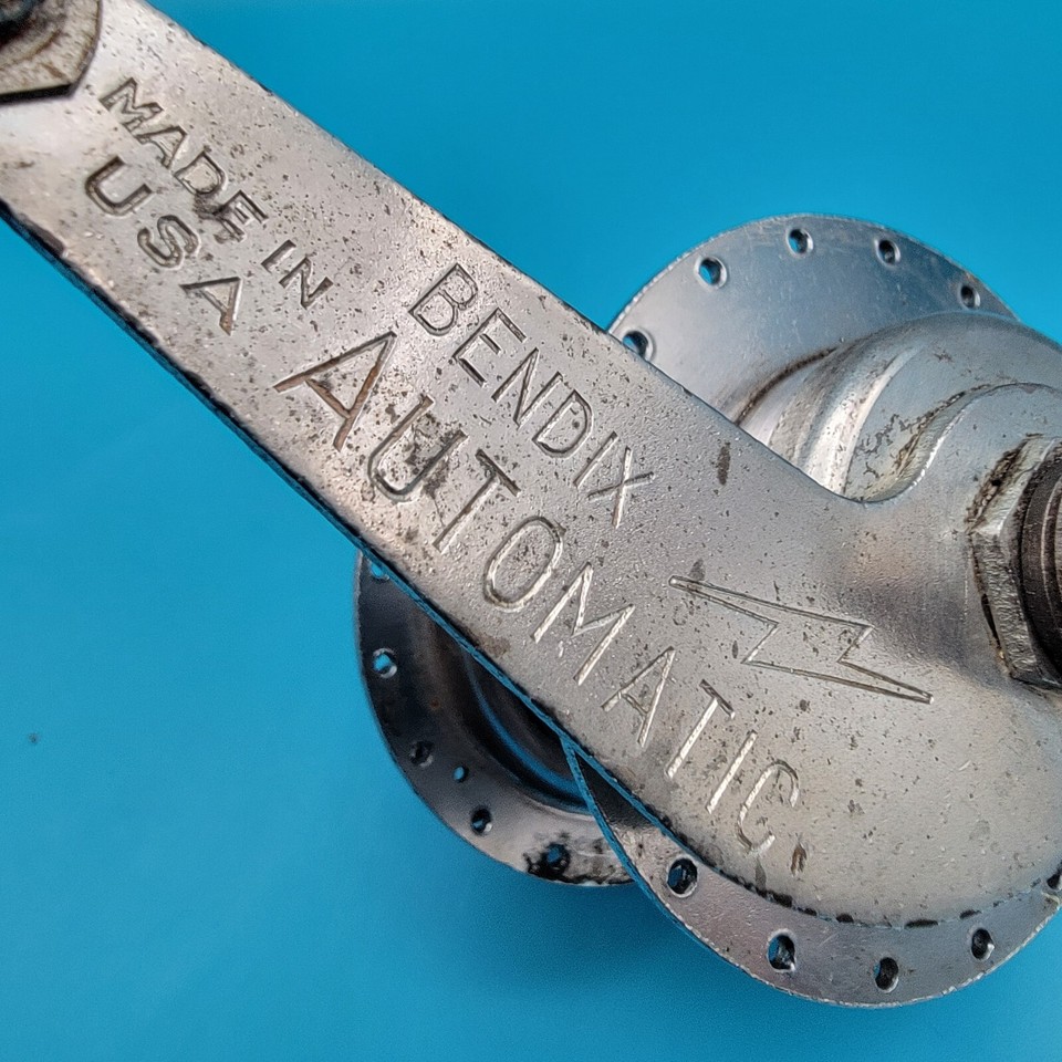 Vintage Bendix Automatic 2 Speed Kickbac Red Band Hub 36h Coaster Brake ...