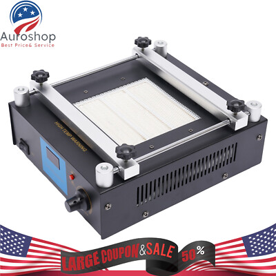 IR Infrared Preheater BGA Rework SMD PCB Hot Plate Preheating Station ...